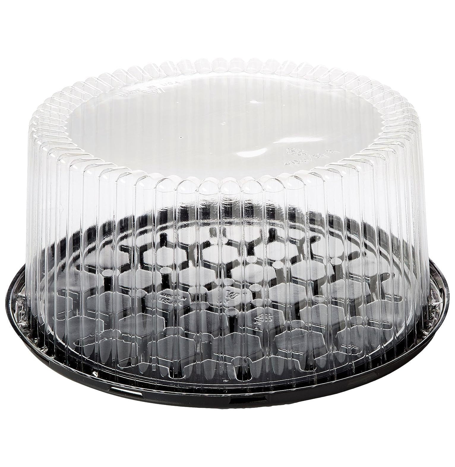 10-11inch Cake Double Layer Clear Cake Container Dome and Base Carry ...