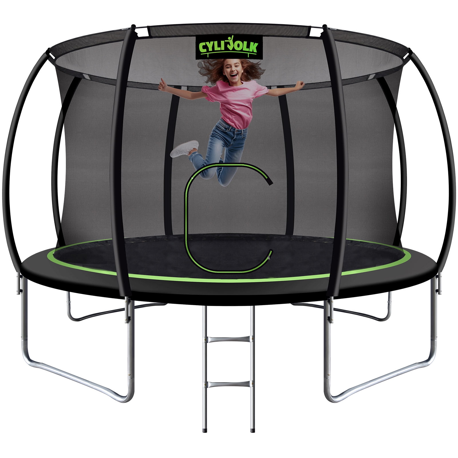 10/12/14/16FT Outdoor Recreational Backyard Heavy Duty Trampoline with ...