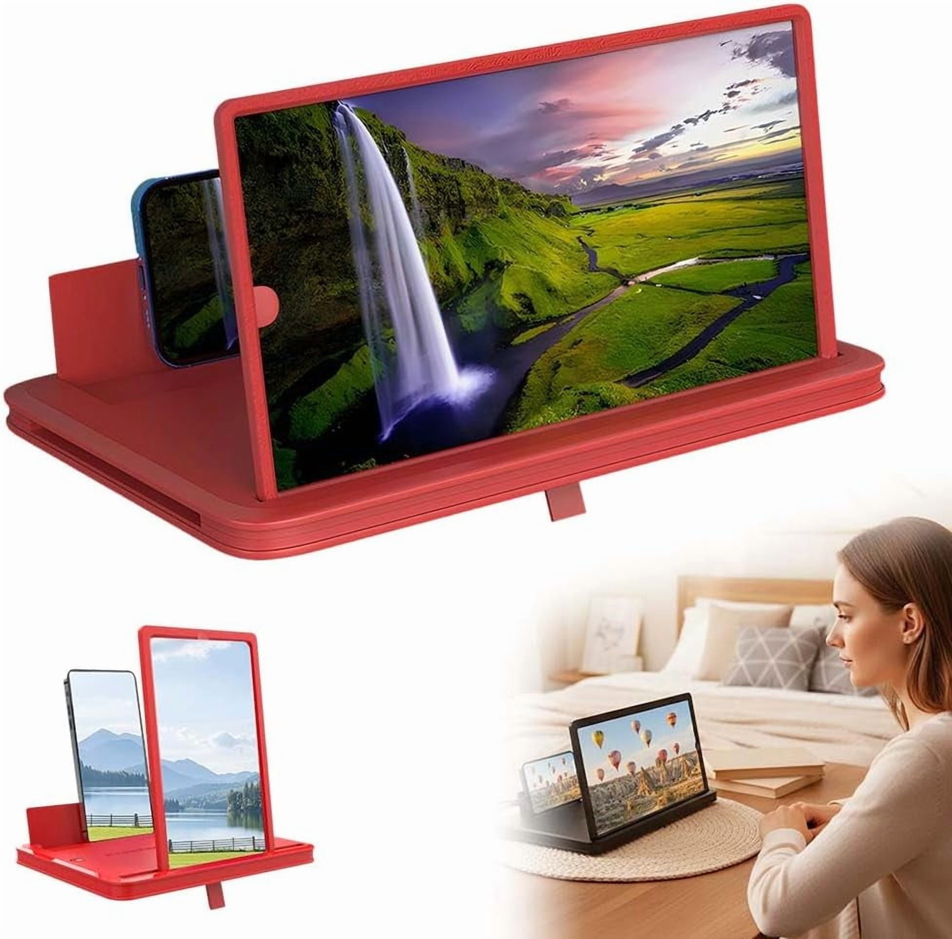10/12/14 Inch Foldable Screen Phone Magnifier, 2026 New Screen ...