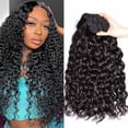 10 12 14 Inch Water Wave Human Hair 12A Unprocessed Wet And Wavy Curly ...