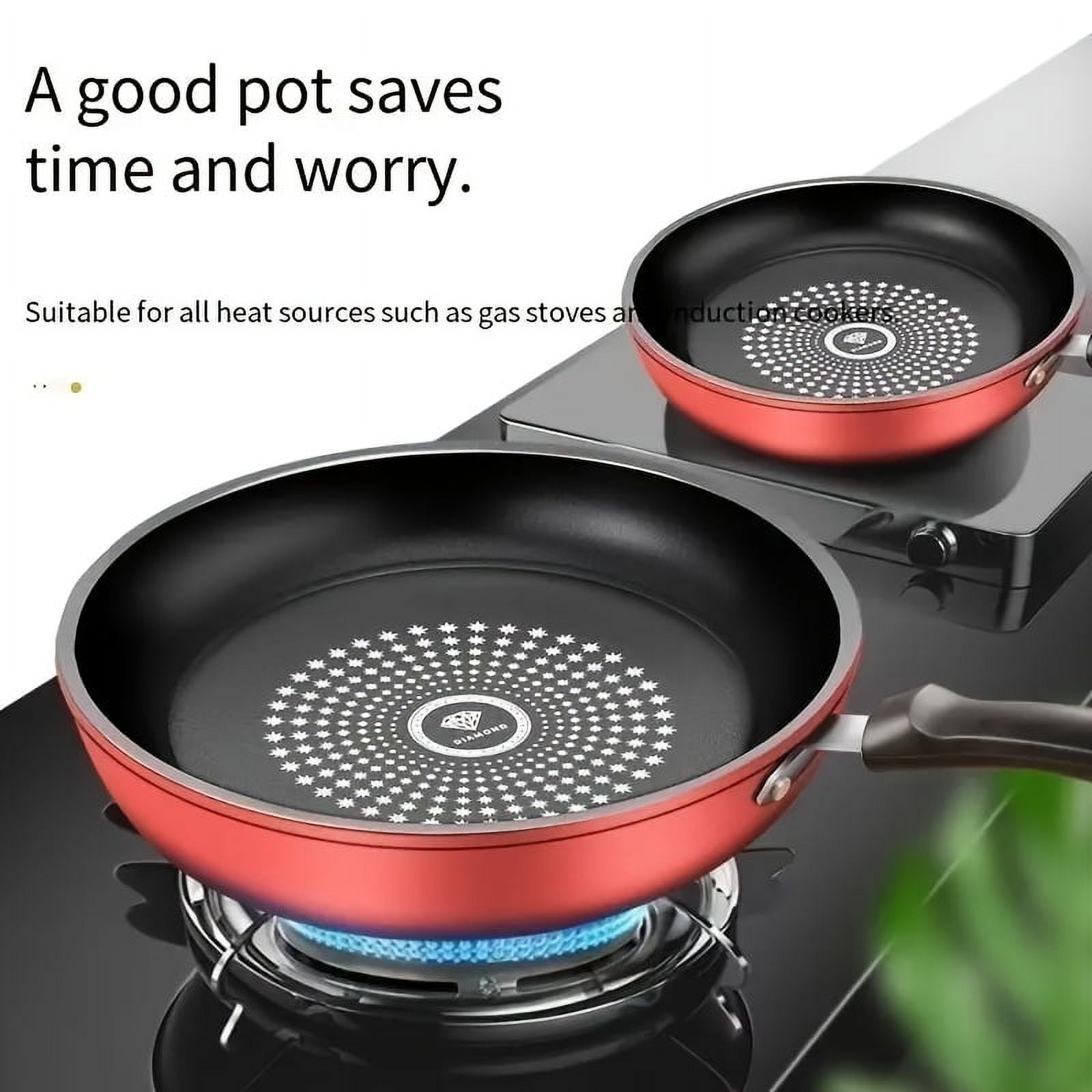10/12/15pcs Modern Stainless Steel Cookware Set with Kettle And Non ...