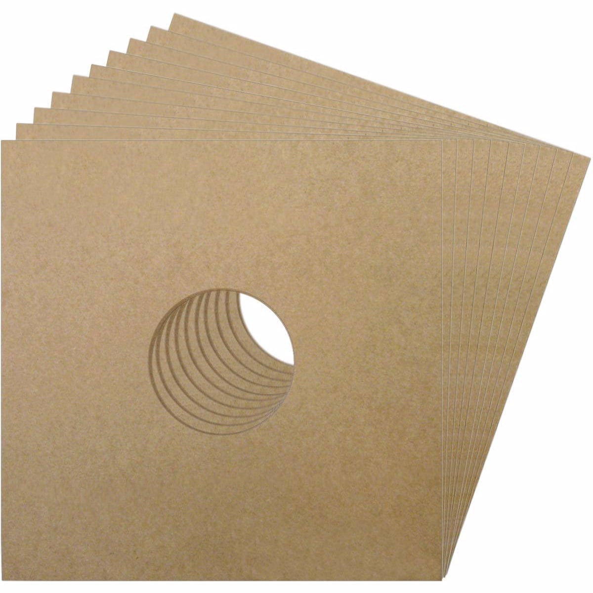 (10) 12" Kraft Brown Vinyl Record Album Jackets (with a Hole ...