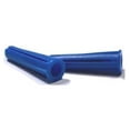 #10 - #12 x 1" Long Bantam Plug-Conical Plastic Anchors/Nylon/Blue ...