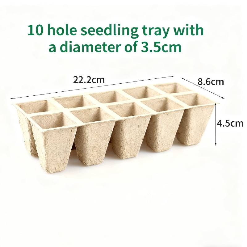 10/12Grids Cell Nursery Pots for Seedling,Starter Tray Biodegradable ...