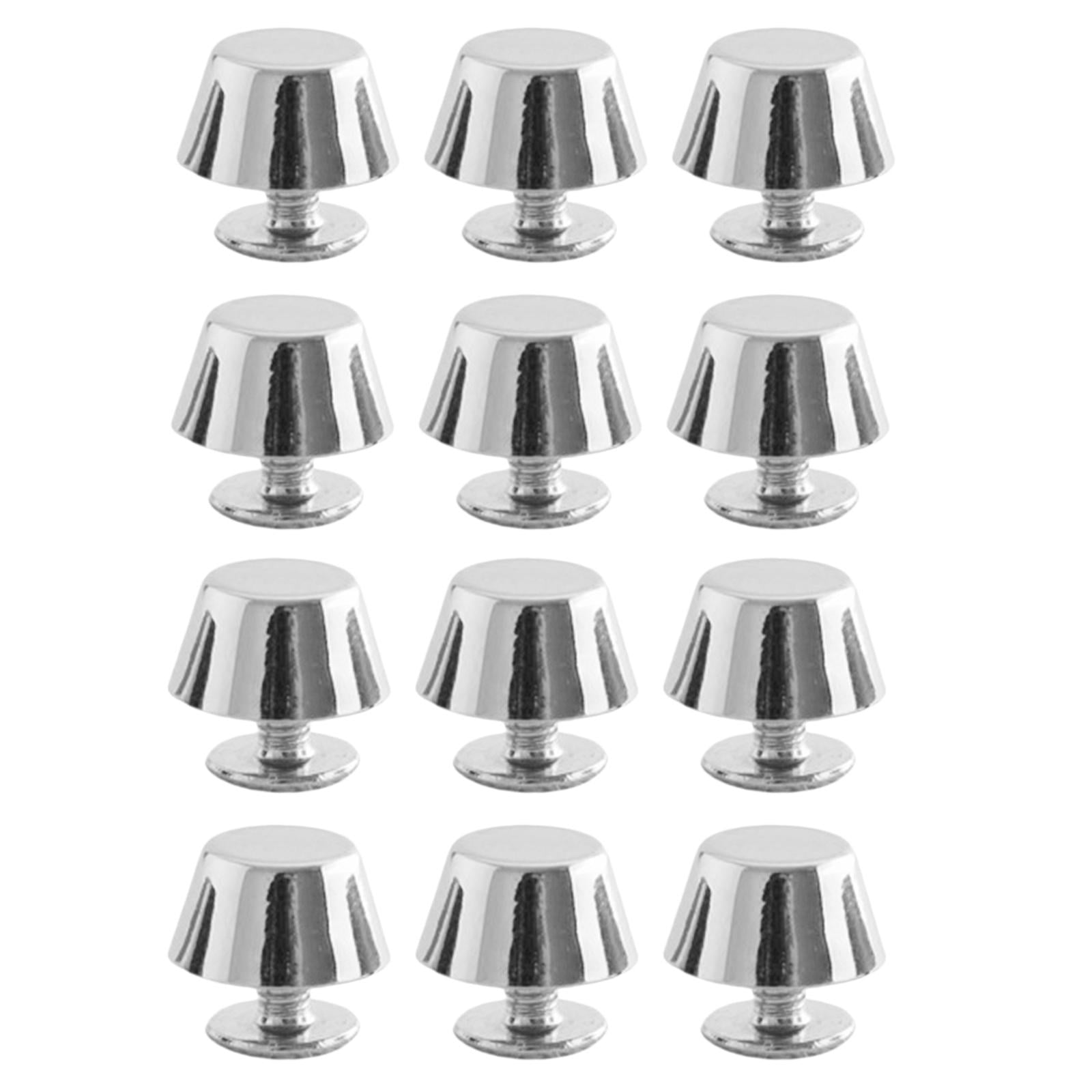 10/12Pcs Rivets Studs Spikes Zinc Alloy Dog Collars Garment DIY ...