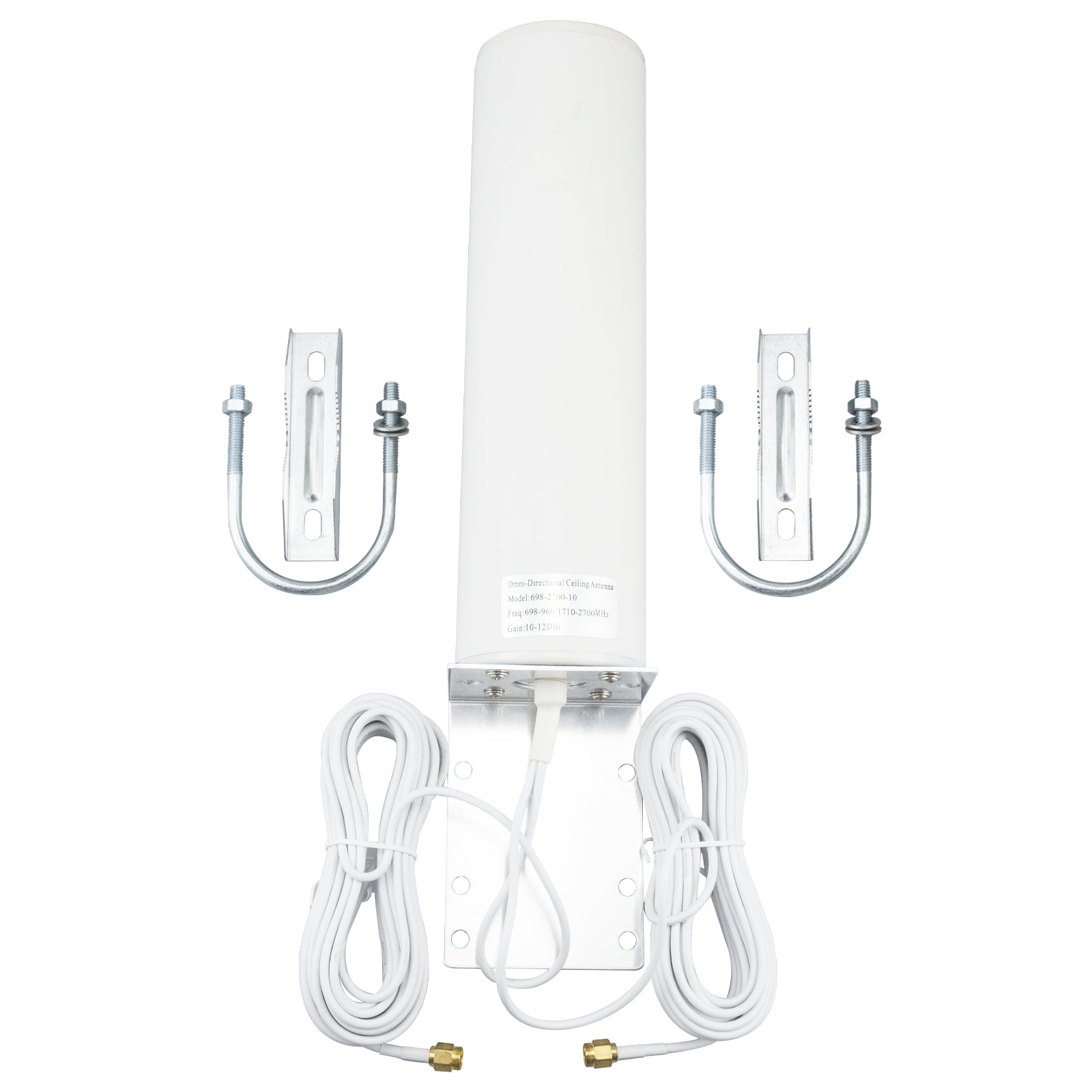 10-12dBi 4G Antenna Outdoor Dual SMA Male with 16.4ft RG174 Cable High ...