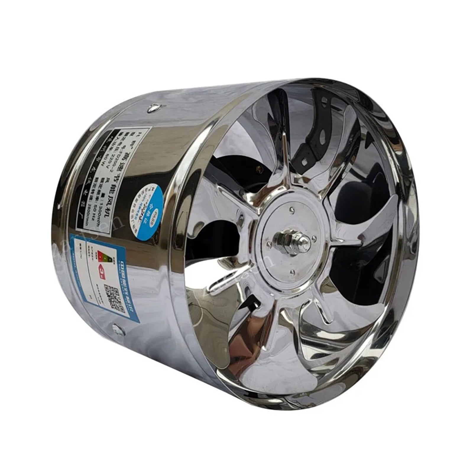 10/12inch Pipe Exhaust Fan Duct Ceiling Air Ventilation Blower Booster ...