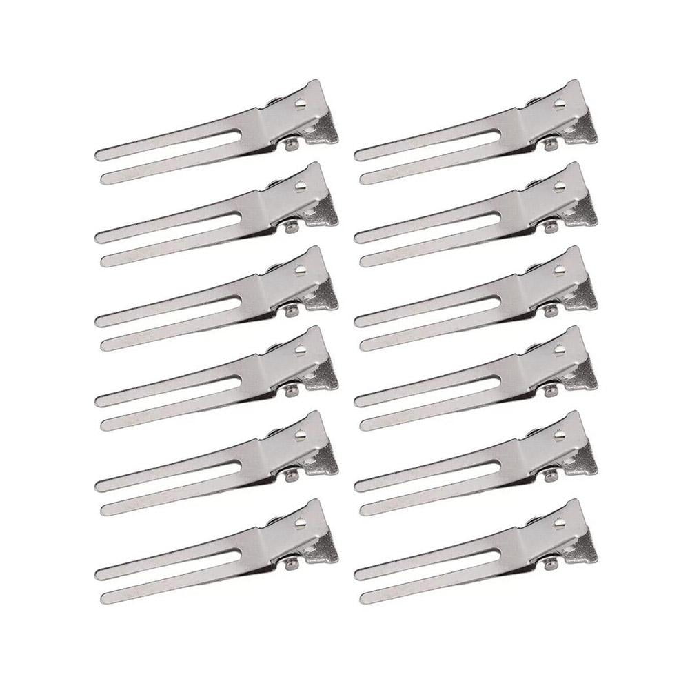 10/12pcs Double Plug Duckbill Clip Diy Hair Clips Accessories Hair Cl ...