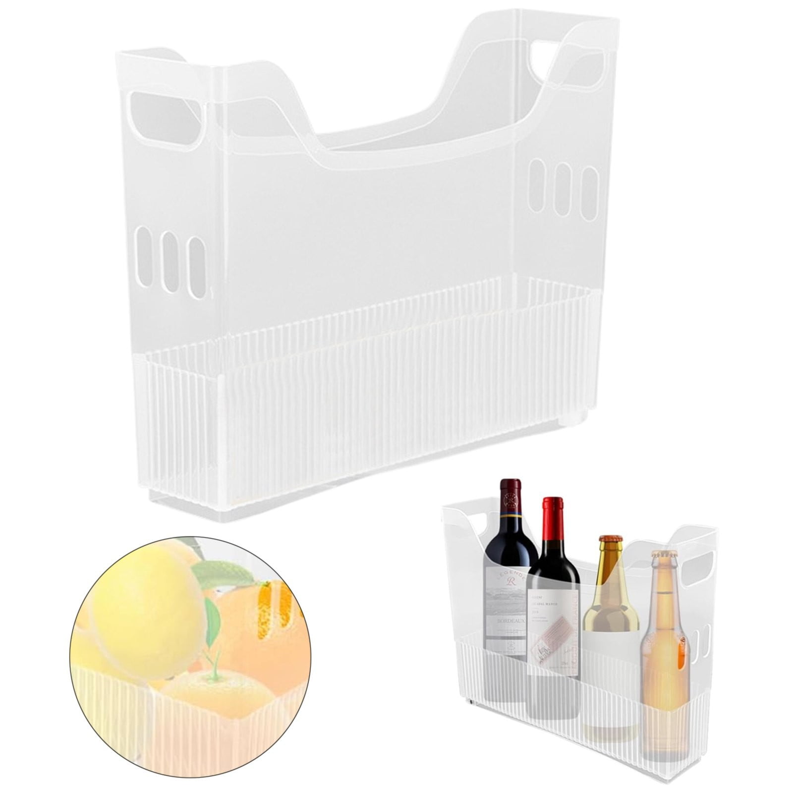10×13 Inch Transparent Paper Storage Organizer, Vertical Scrapbook ...