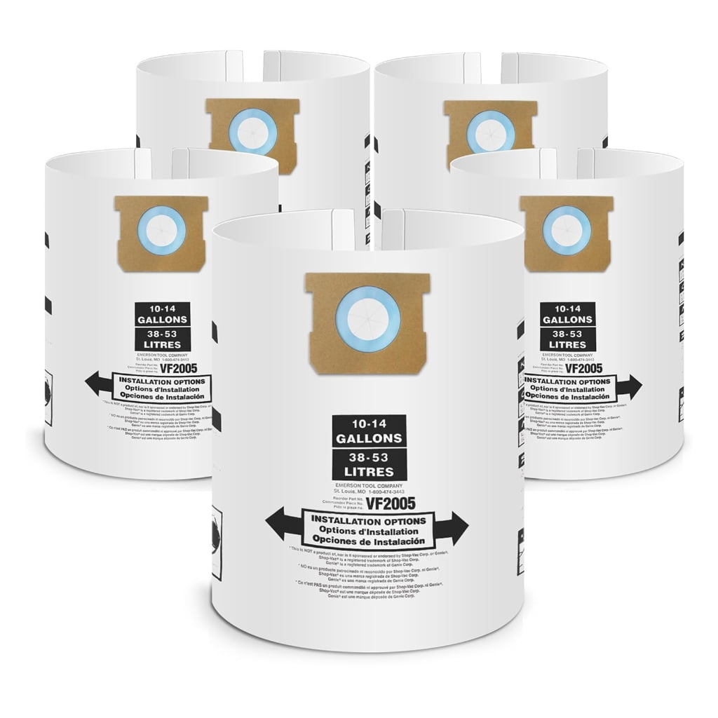 10-14 Gallon Dust Collector Bags 2.48Inch Ports Fine Dust Collection ...