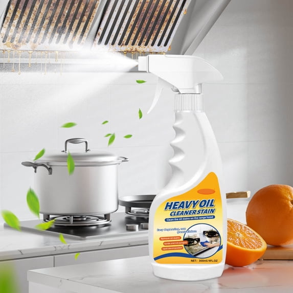 10.14 fl oz Kitchen Heavy Oil Stain Cleaner, Powerful Degreaser for ...