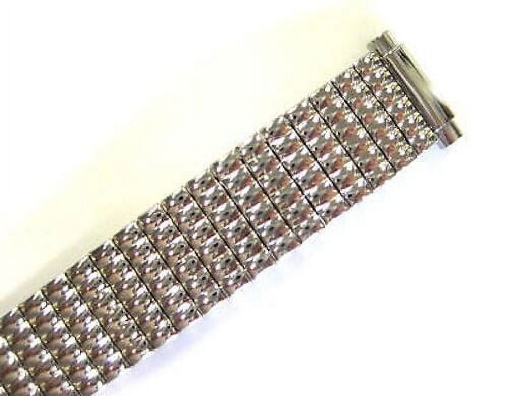 10-14MM SILVER STAINLESS STEEL ULTRA FLEX EXPANSION WATCH BAND STRAP ...