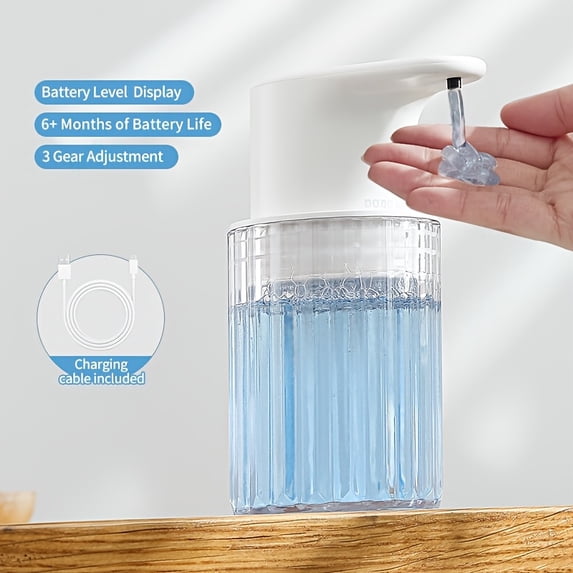 10.14oz Smart Sensor Soap Dispenser Contactless Auto Liquid Dispenser 4 ...