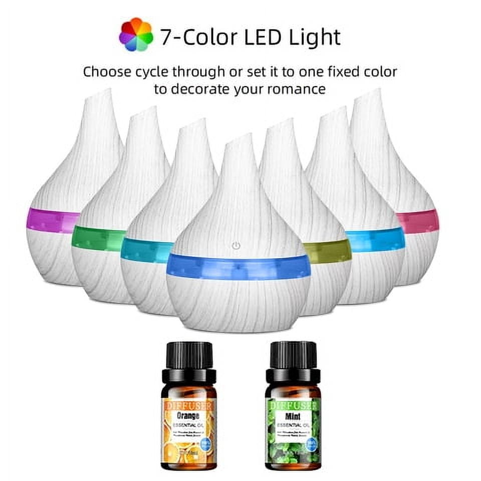10.14oz USB Humidifier & Essential Oil Diffuser Mini Touch Aroma ...