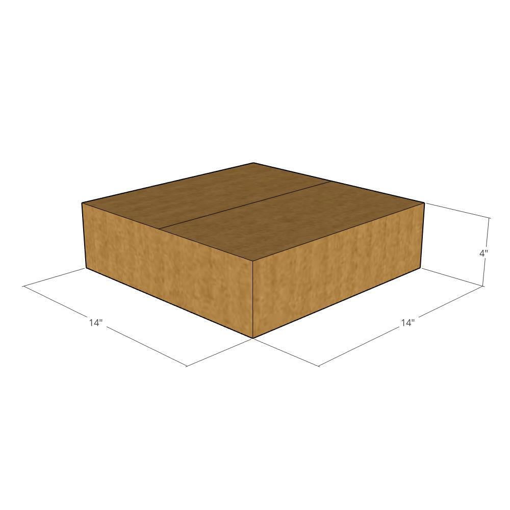 14x14x4 New Corrugated Boxes for Shipping Needs 32 ECT - Walmart.com