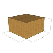 75 - (LxWxH) - 12 1/2x12 1/2x6 - 32 ECT New Corrugated Boxes - Walmart.com