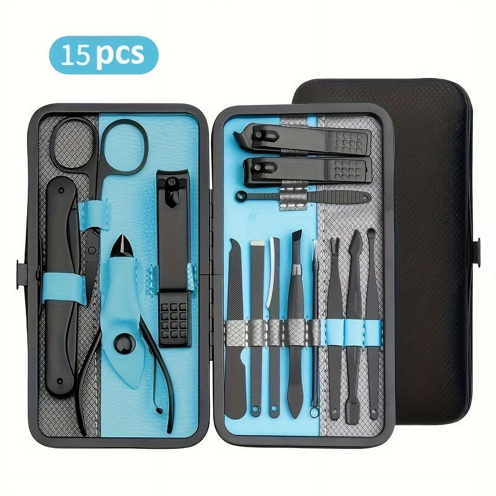 10/15/20/25pcs Nail Clippers Manicure Tool Set, With Portable Travel ...