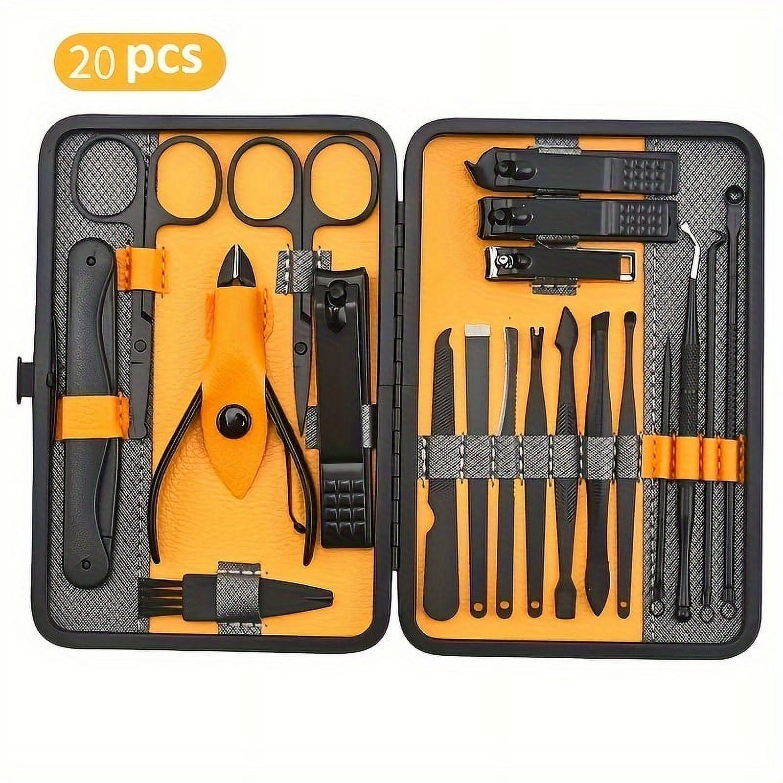 10/15/20/25pcs Nail Clippers Manicure Tool Set, With Portable Travel ...