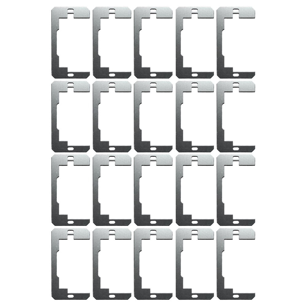 10/15/20 Pieces Wall Panel Spacers Metal Flush Equipment Leveling ...