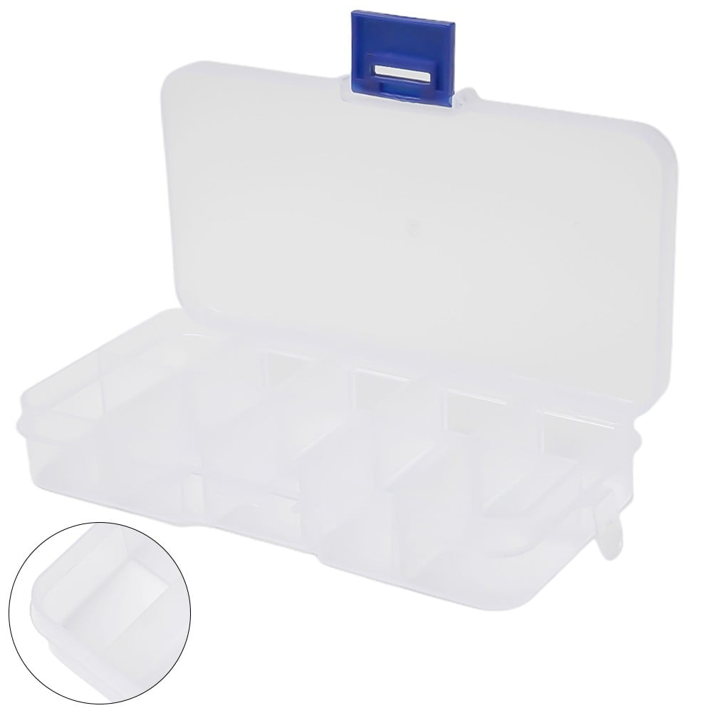 10/15/24 Compartments Plastic Box Jewelry Bead Storage Container Diy ...
