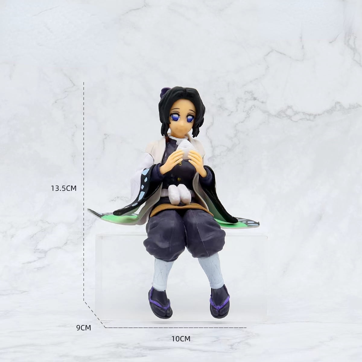 10 - 15 cm. Anime character sitting pose figure PVC model doll ...