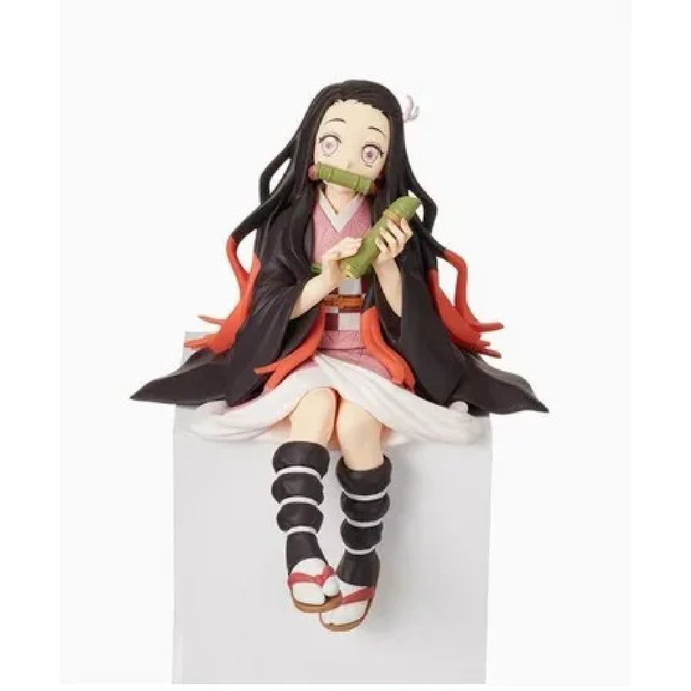 10-15cm Anime Demon Slayer Figure Kamado Tanjirou Nezuko Sitting ...