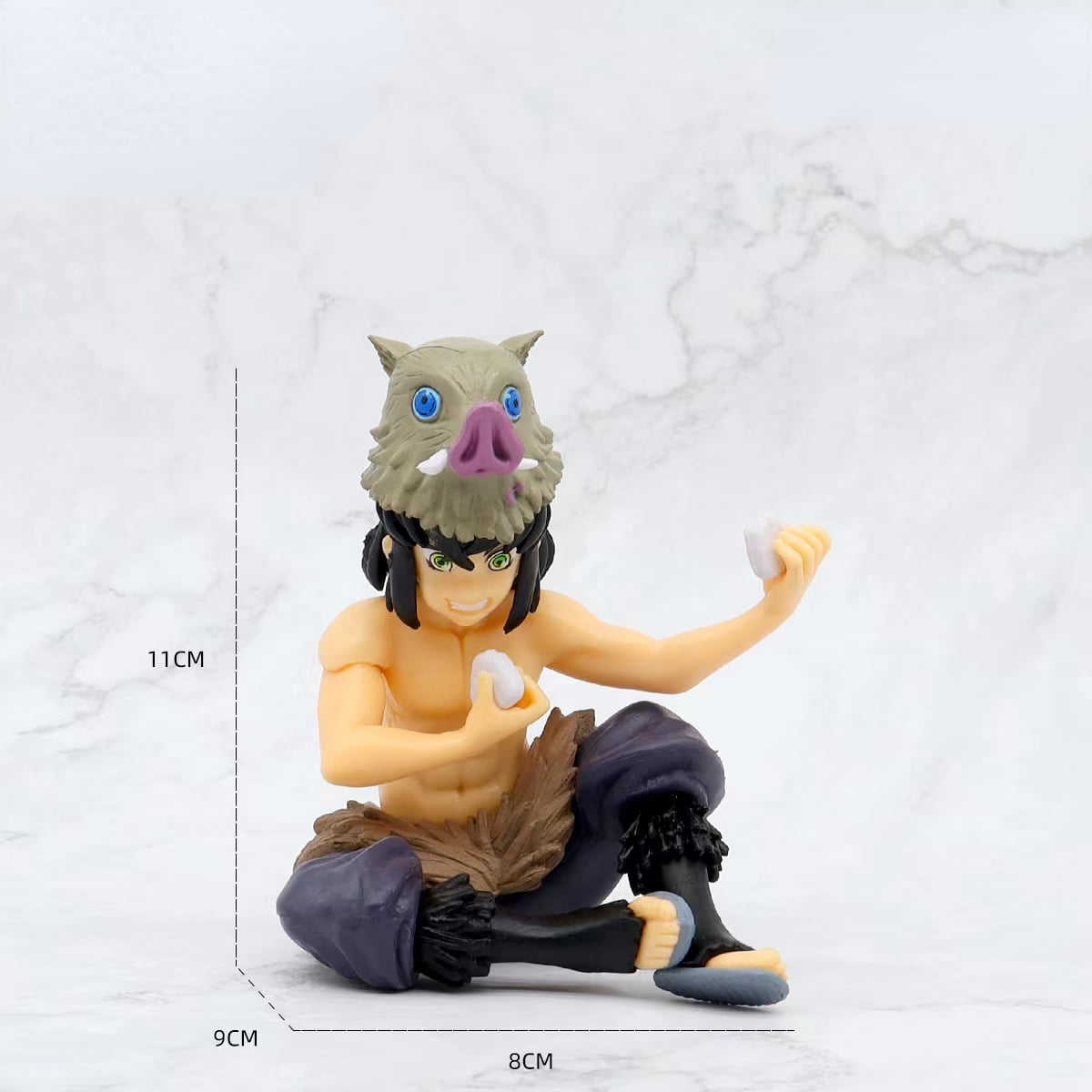 10-15cm Anime Figure Kamado Tanjirou Nezuko Sitting Posture Action ...