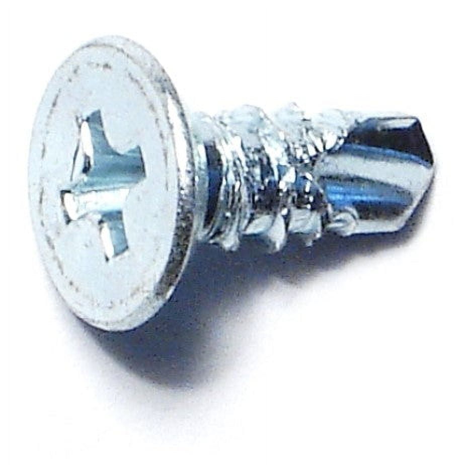 #10-16 x 1/2" Zinc Plated Steel Phillips Flat Head Self-Drilling Screws ...