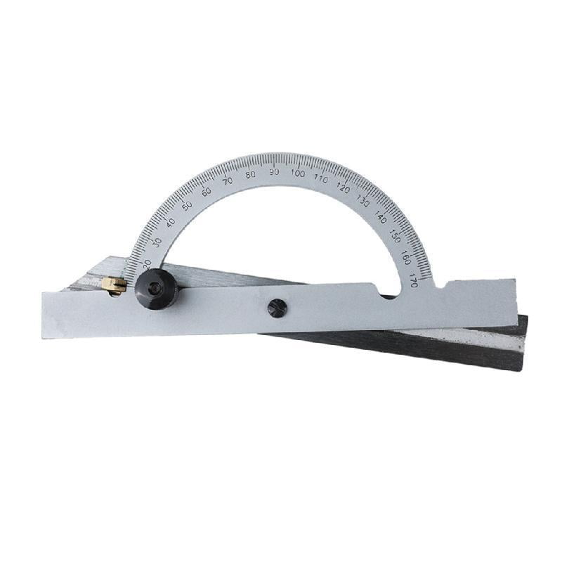 10-170 Degree Adjustable Protractor Metal Angles Gauges Round Head ...
