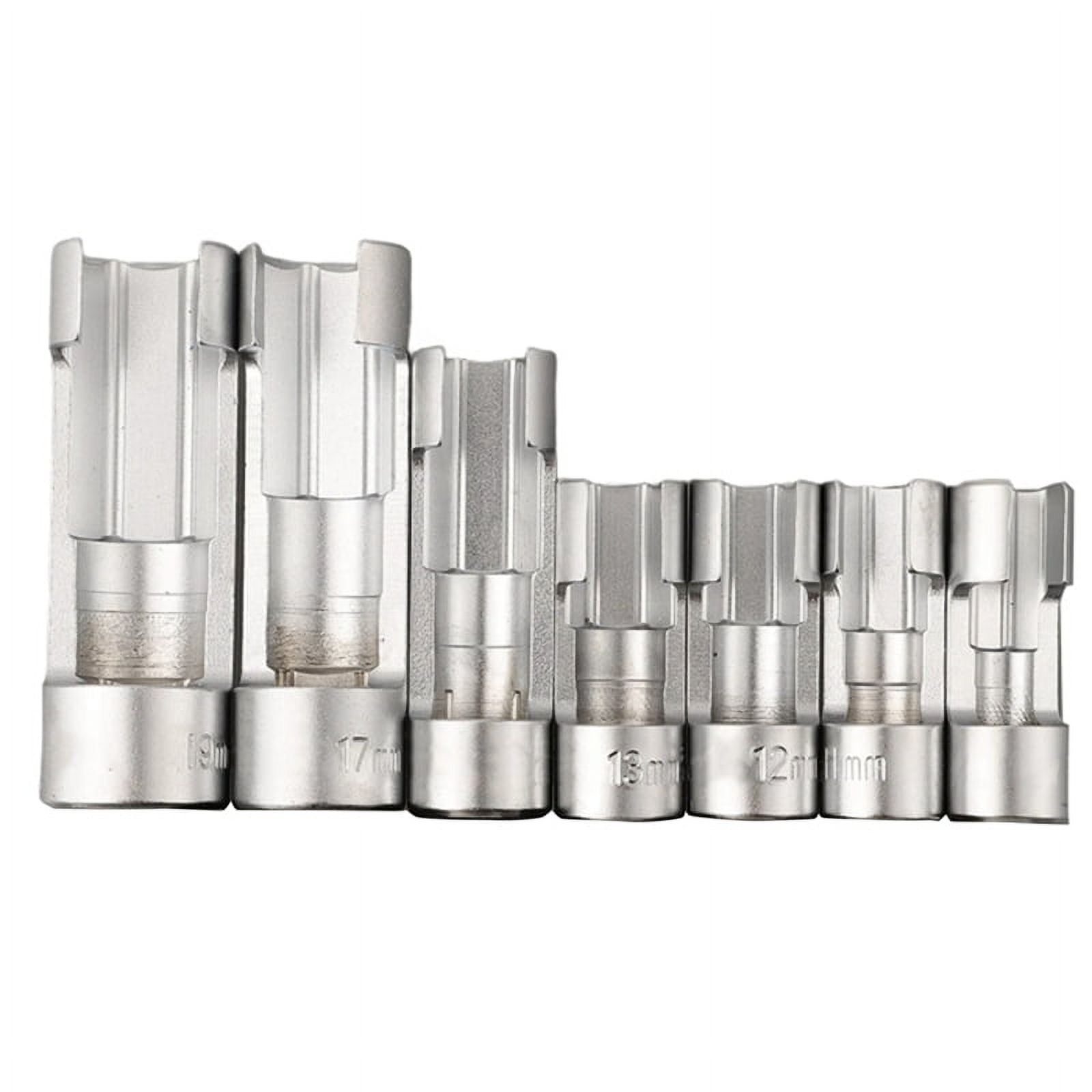 10-19mm 3/8 1/2 Inch Fuel Line Socket Wrench, Injector Wrench Set ...