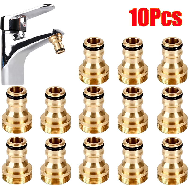 10/1PCS Universal Tap Kitchen Adapters Brass Faucet Tap Connector Mixer ...