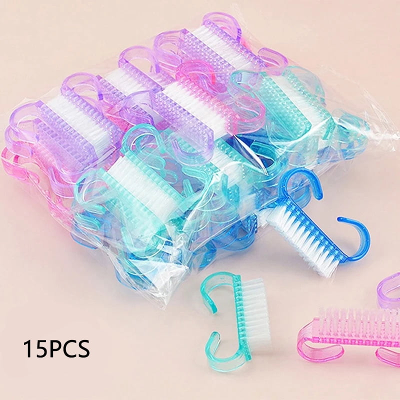 10/1Pcs Plastic Nail Brushes Mix Color Nail Hand Scrubbing Cleaning ...