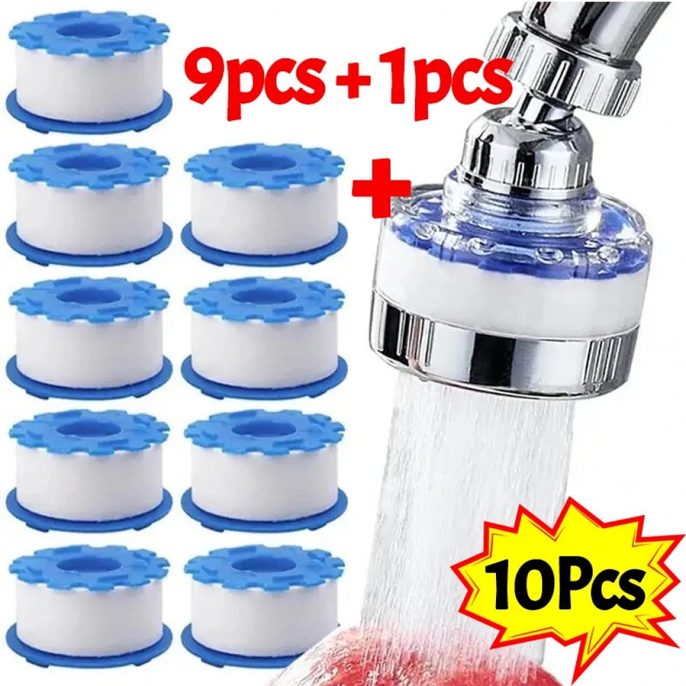10-1pcs Water Outlet Purifier Kit Universal Faucet Filter for Hard ...