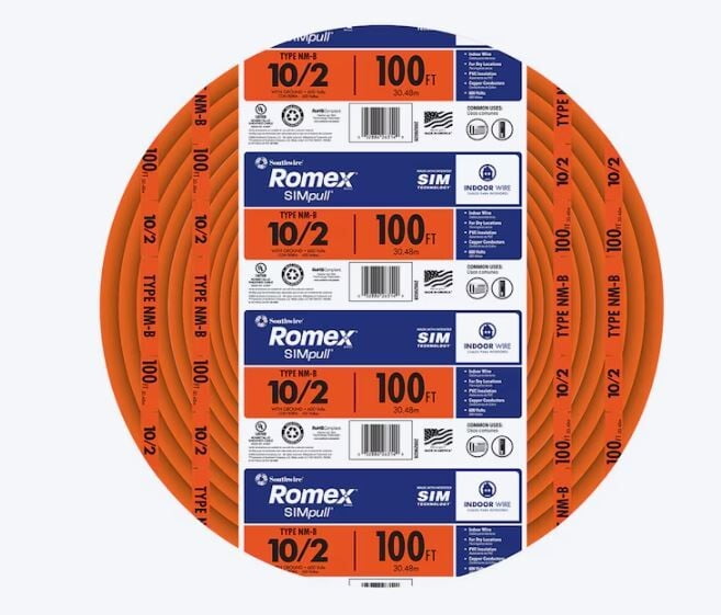 10/2 NM-B x 100' Southwire Romex® Electrical WIRE - 100 ft BRAND NEW ...