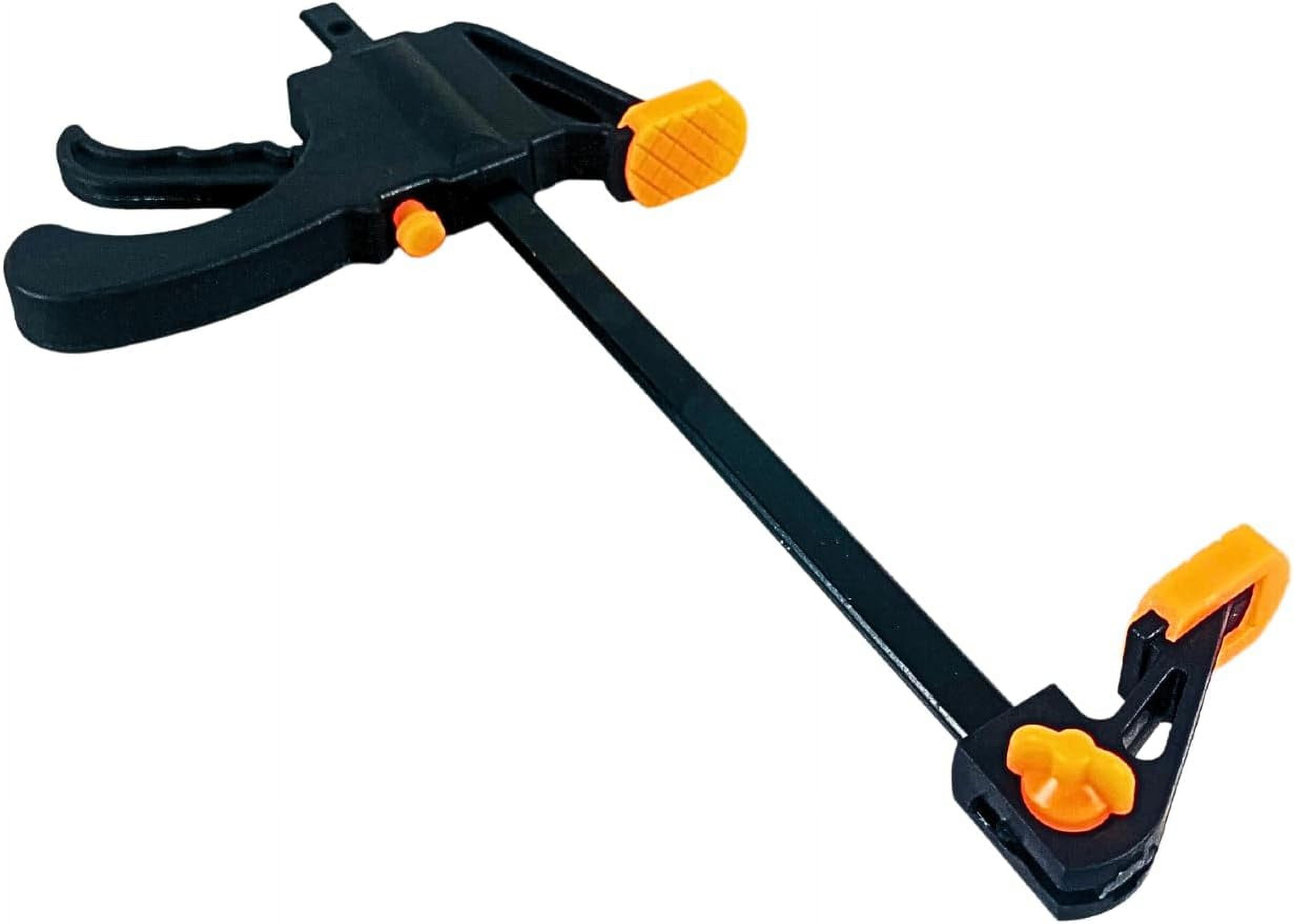 (10.2 cm) Adjustable Plastic Clamp | 100mm Jaw Capacity | Quick-Release ...