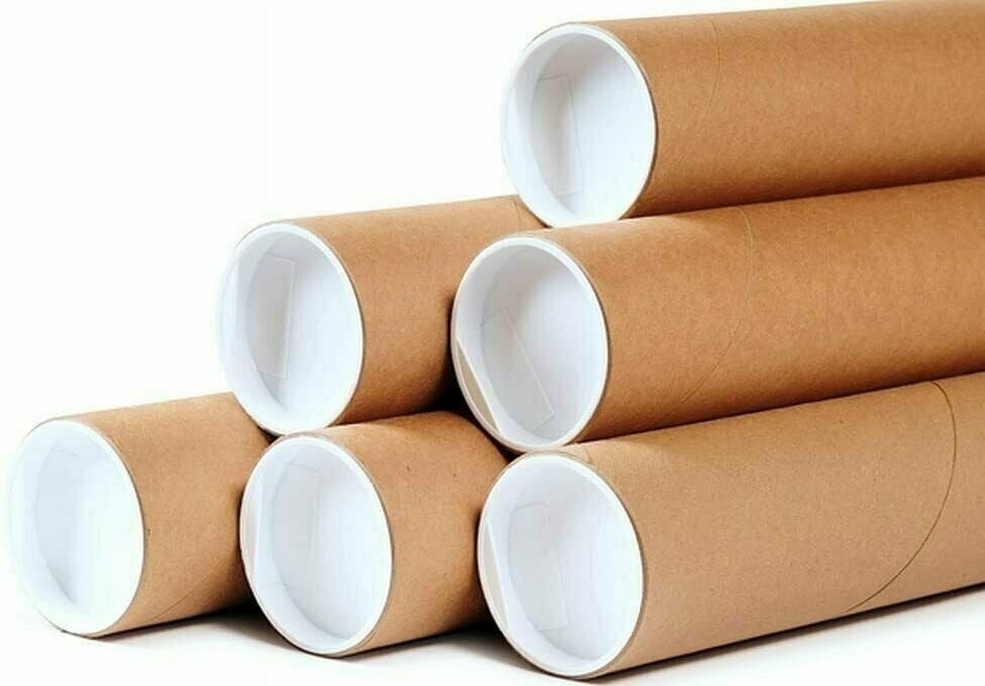 "10 Long 2"" x 24"" Cylinder Packaging Round Cardboard Mailing Tubes ...