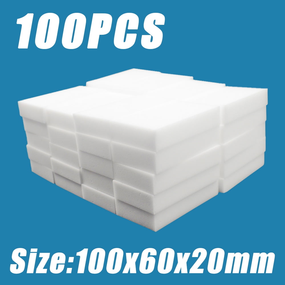 10/20/30/100Pcs Melamine Sponge Magic Sponge Eraser 10x6x2cm White ...