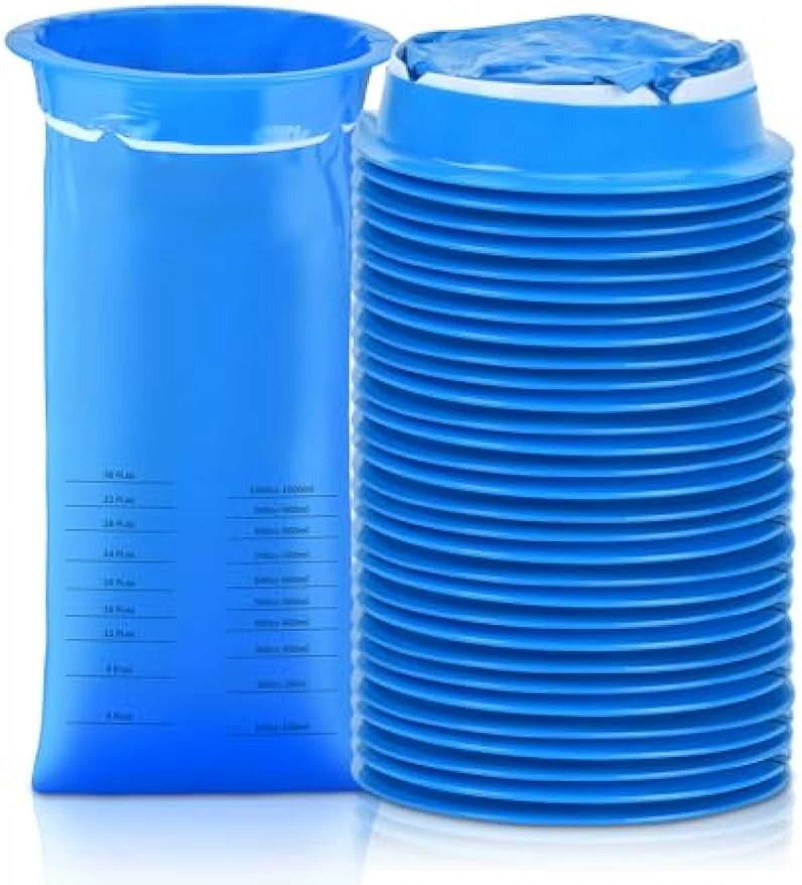10/20/30 Pack Vomit Bags Disposable, 1000ml Portable Emesis Bags, Leak ...