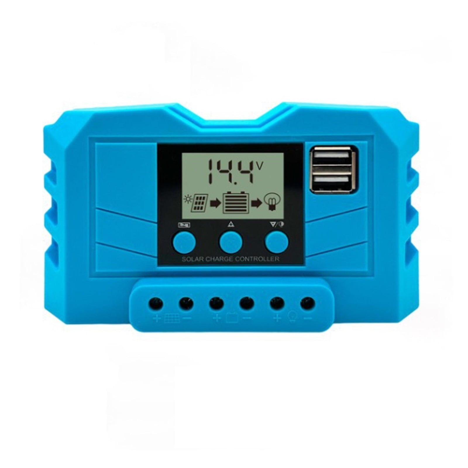 10/20/30A PWM Solar Charge Controller 12V /24V Regulator + LCD Display ...