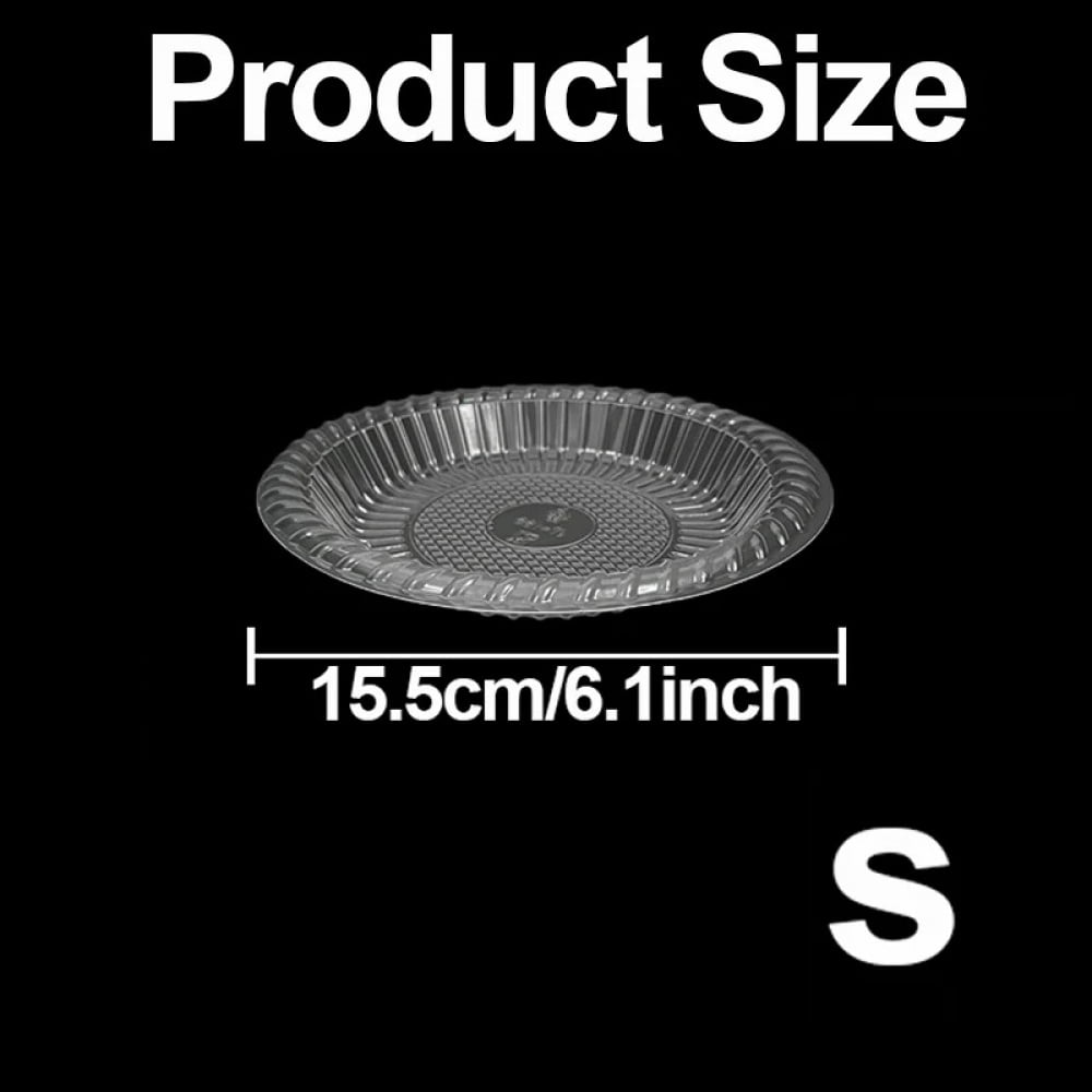 10/20/30PCS Disposable Plastic Plates Salad Dessert Disposable Plates ...