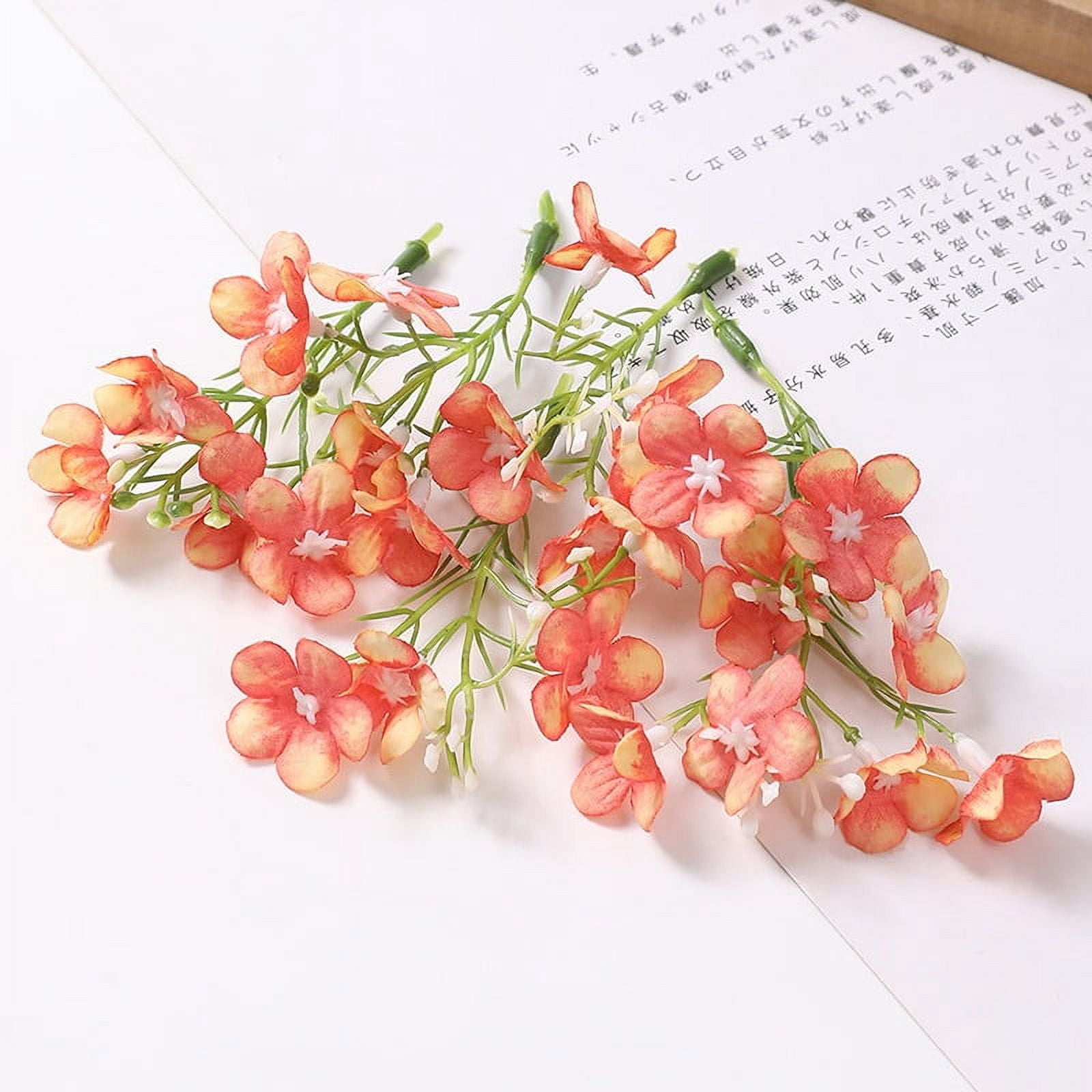 10/20/30PCs Silk Daisy Artificial Flowers Head 5 Forks Fake Flowers For ...