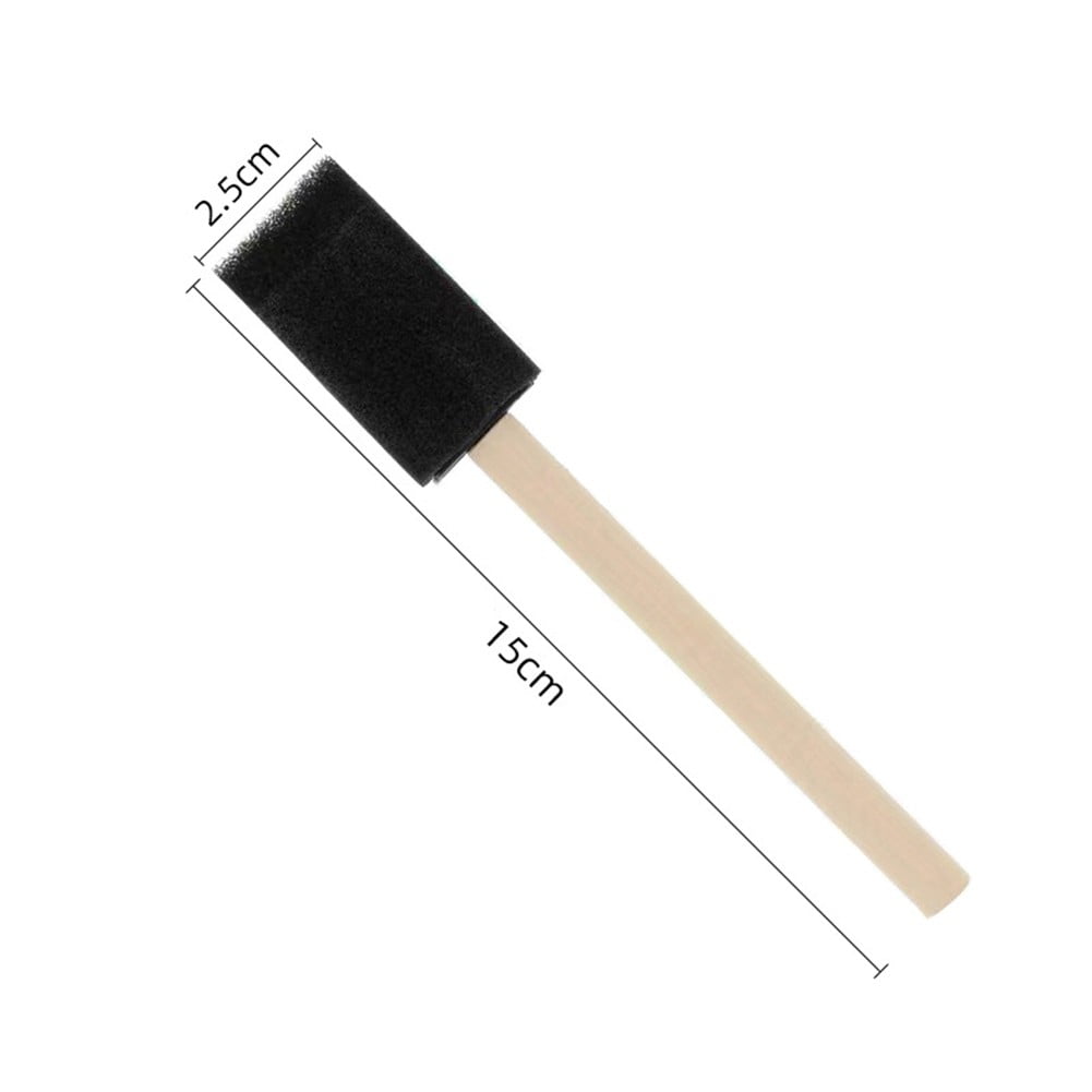 10/20/30Pcs Wood Handle Sponge Brushes For Painting,Staining,Diy Craft ...