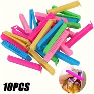 Sealing Clips 4.3 Inch, 20 Pack Reusable Plastic Bag Clamp Sealer for ...