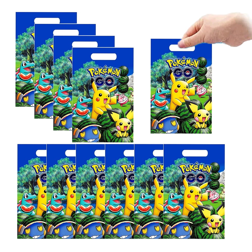 10/20/30pcs Pokemon Party Pikachu gift Bags Kids Candy Treat Bag Party ...