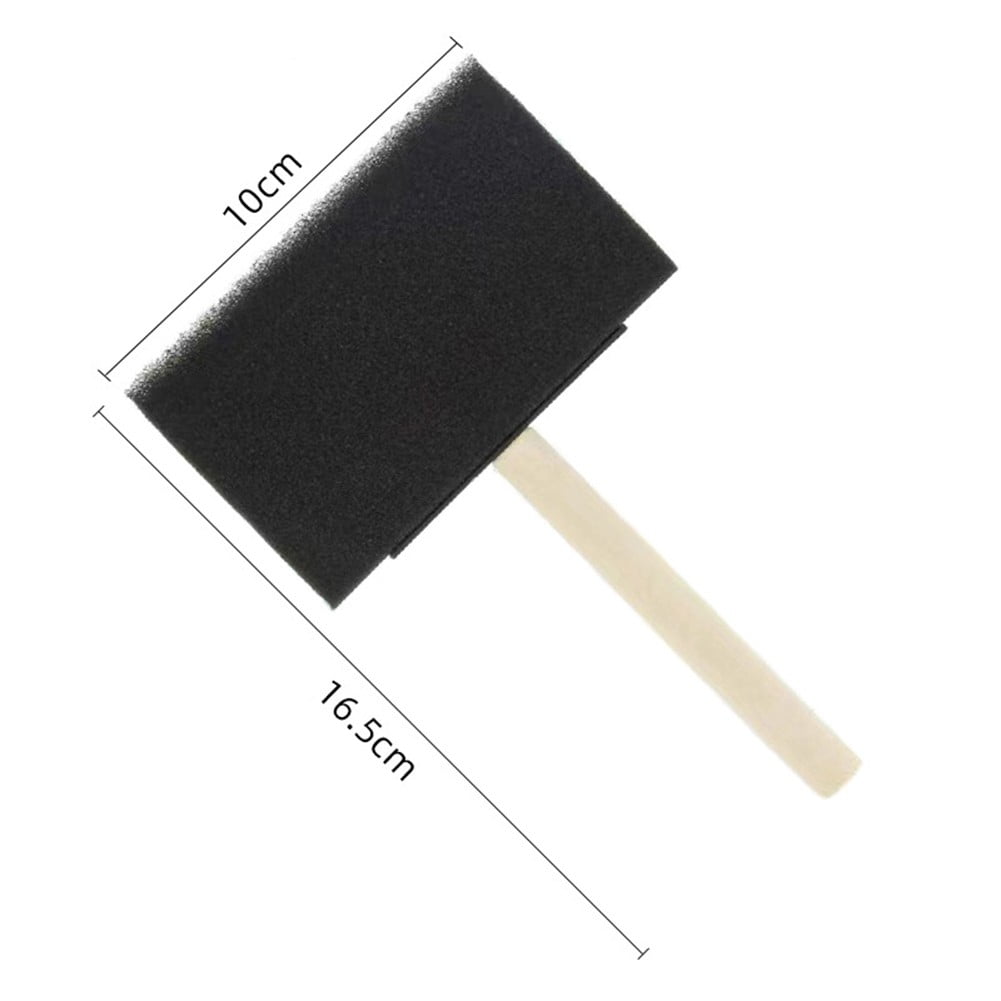 10/20/30pcs Wood Handle Sponge Brushes for Painting,Staining,DIY Craft ...