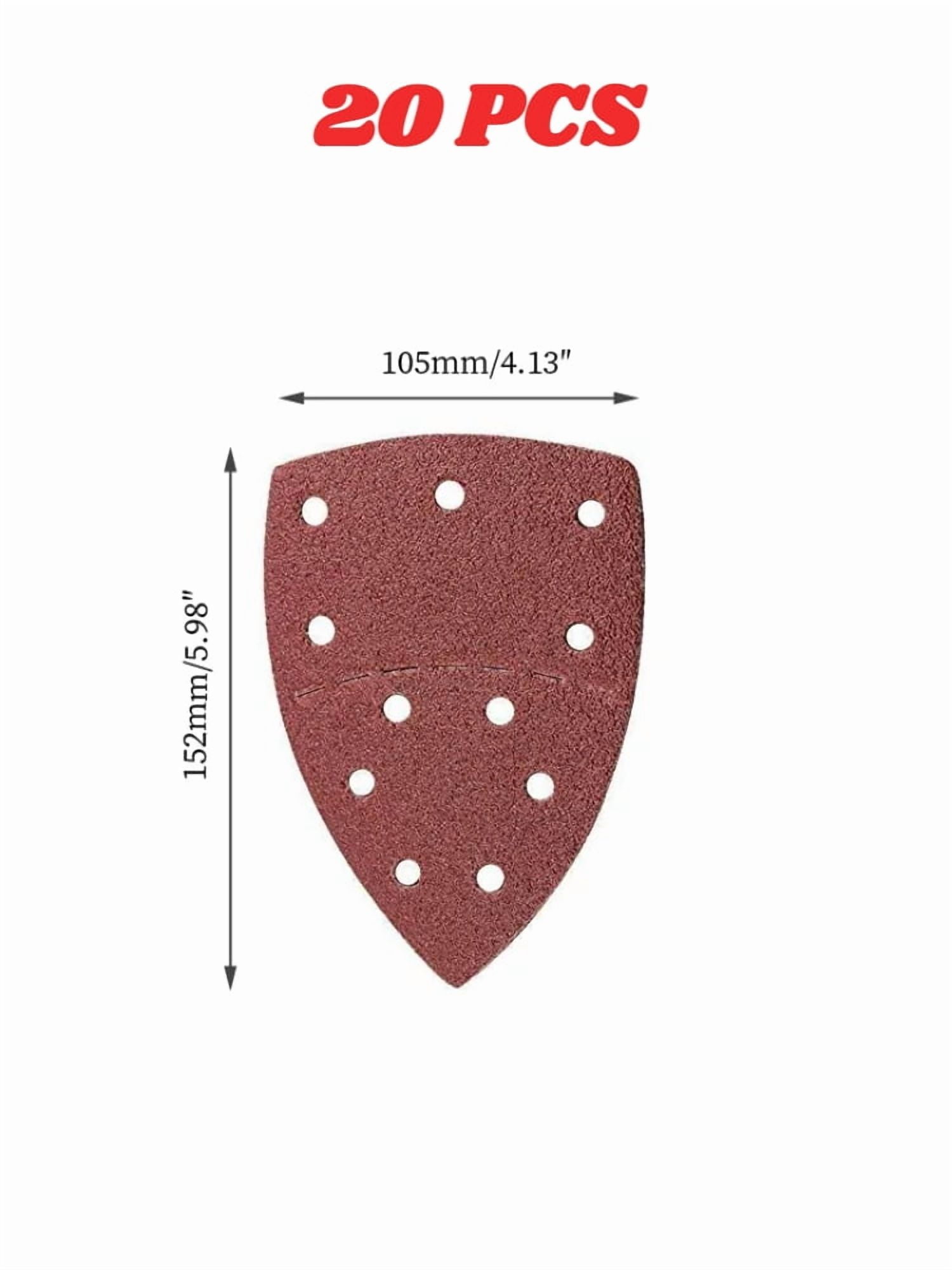 10/20/40 PCS 11Holes Mouse 40-2000 Grits Paper Detail Sanding Sander ...