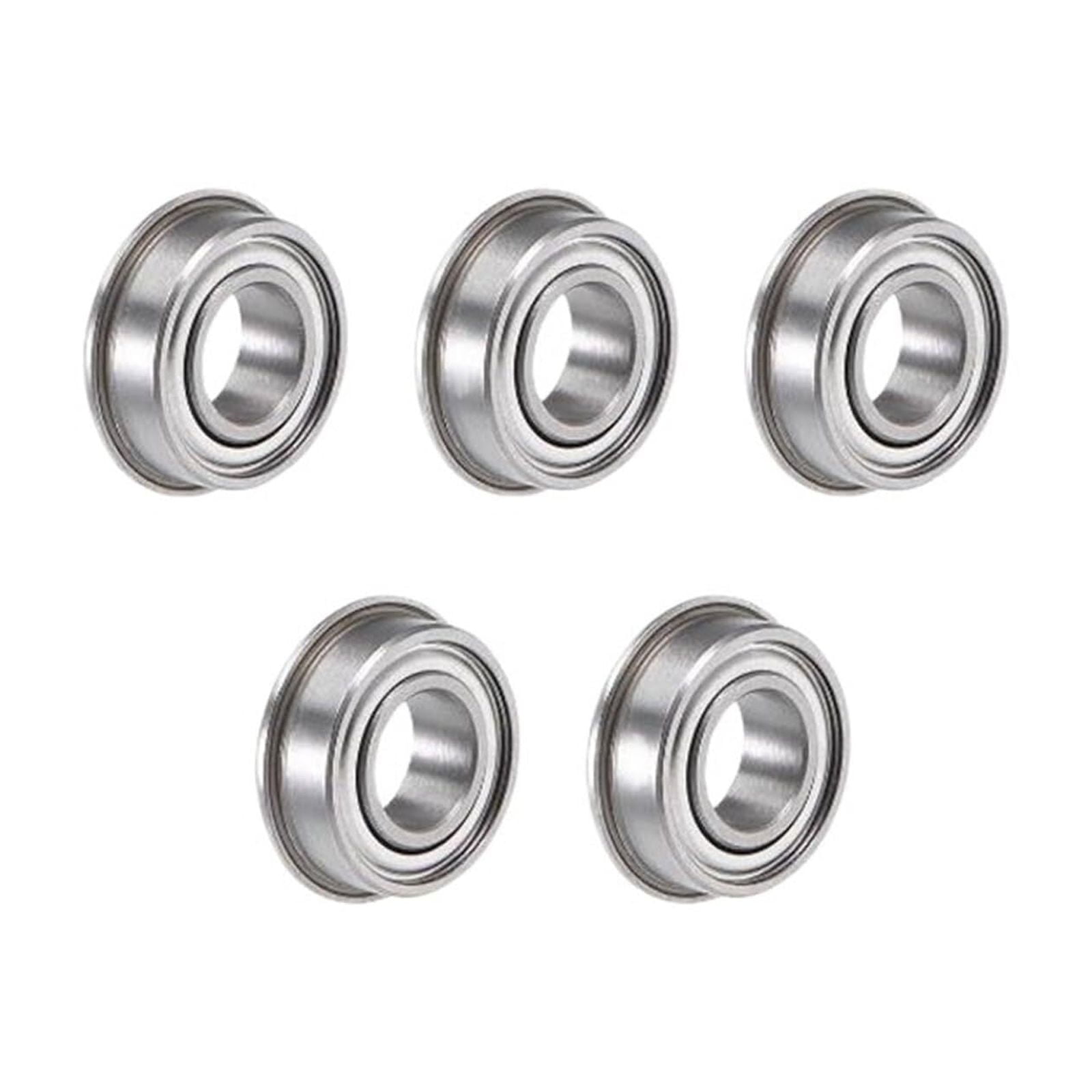 10/20/50PCS MF126ZZ Flange Bearing 6x12x4 mm ABEC-5 Miniature Flanged ...