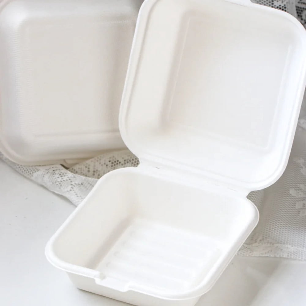 10/20/50Pcs Disposable Eco-Friendly Bento Box Food Meal Prep Lunch ...