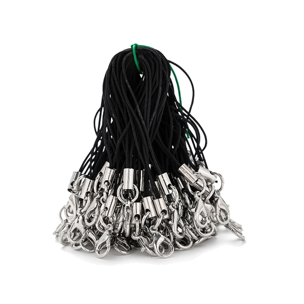 10/20/50Pcs Lobster Clasp Lanyard Strap Cord Mobile Cords Charm Nylon ...