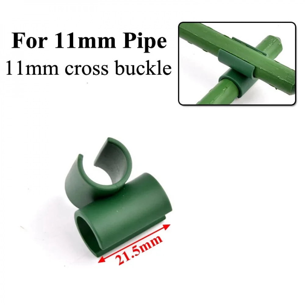 10/20/50pcs Garden Cross Clip Plastic Fastener ,8/11/16/20mm Plant ...
